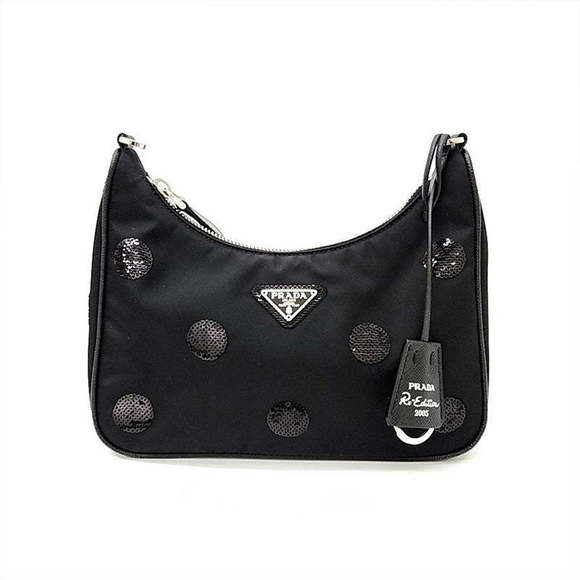 Prada | Bags | Prada Nylon Tessuto Chain Strap Hobo Bag | Poshmark
